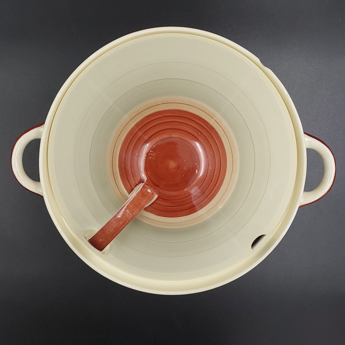 Susie Cooper - Banding, Red 479 - Lidded Serving Dish – My Butlers Pantry