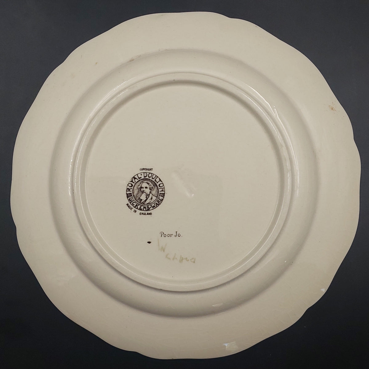 Royal Doulton - Dickens Ware: Poor Jo, D2973 - Display Plate – My ...