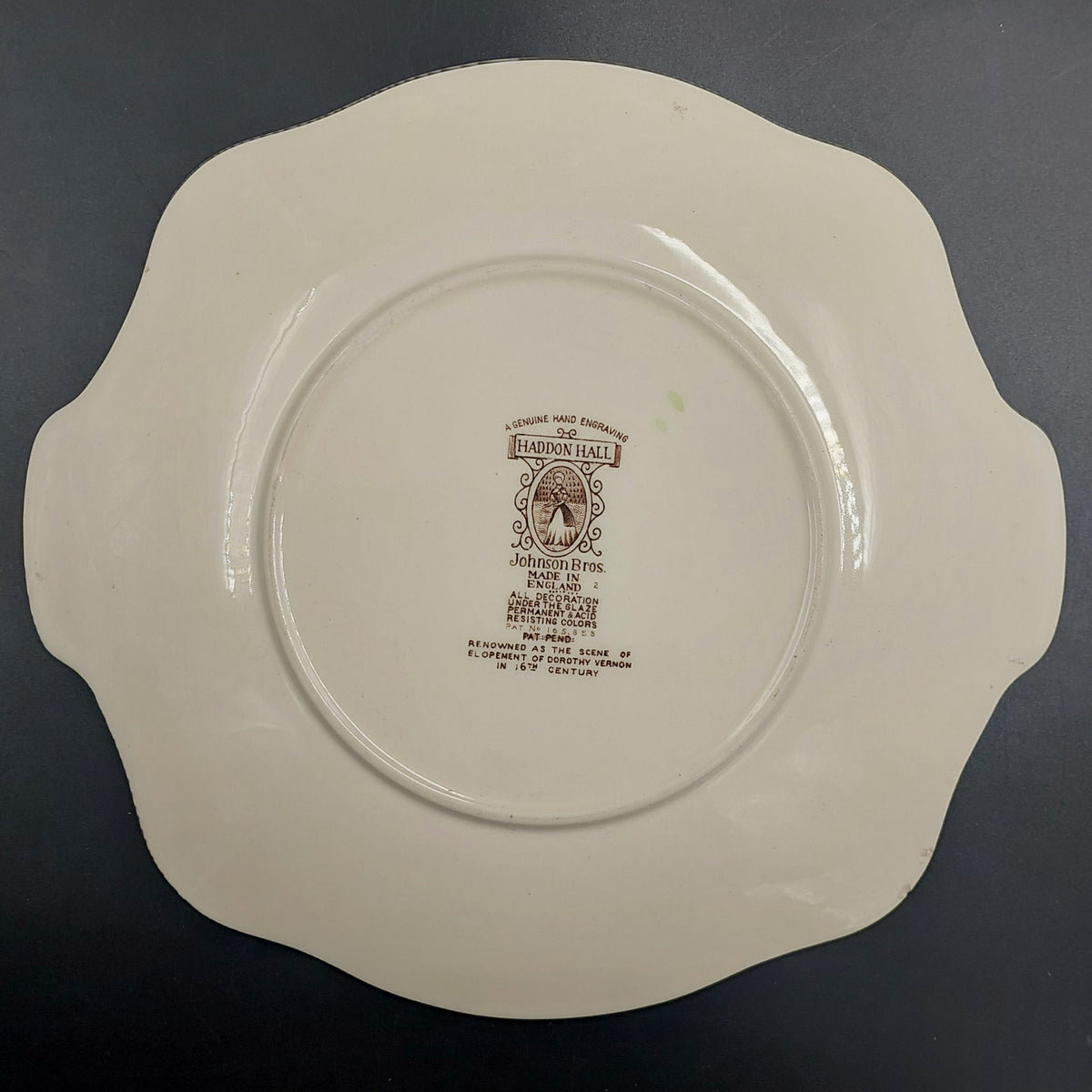 Johnson Brothers - Haddon Hall - Cake Plate – My Butlers Pantry