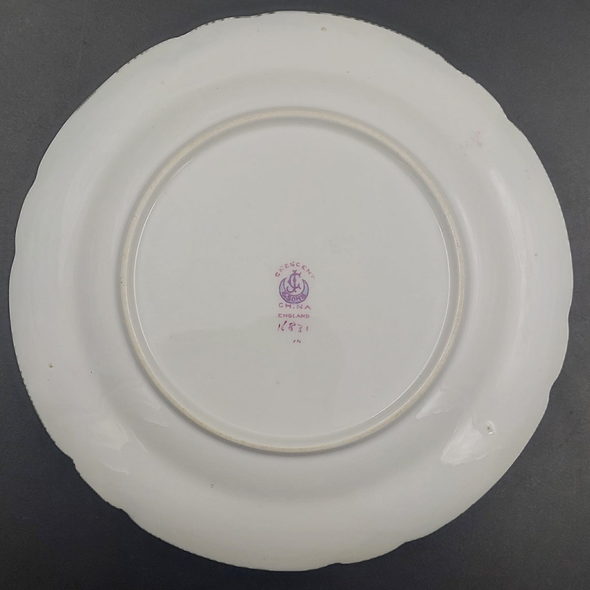Crescent China - Floral Sprays with Blue Border - Side Plate – My ...