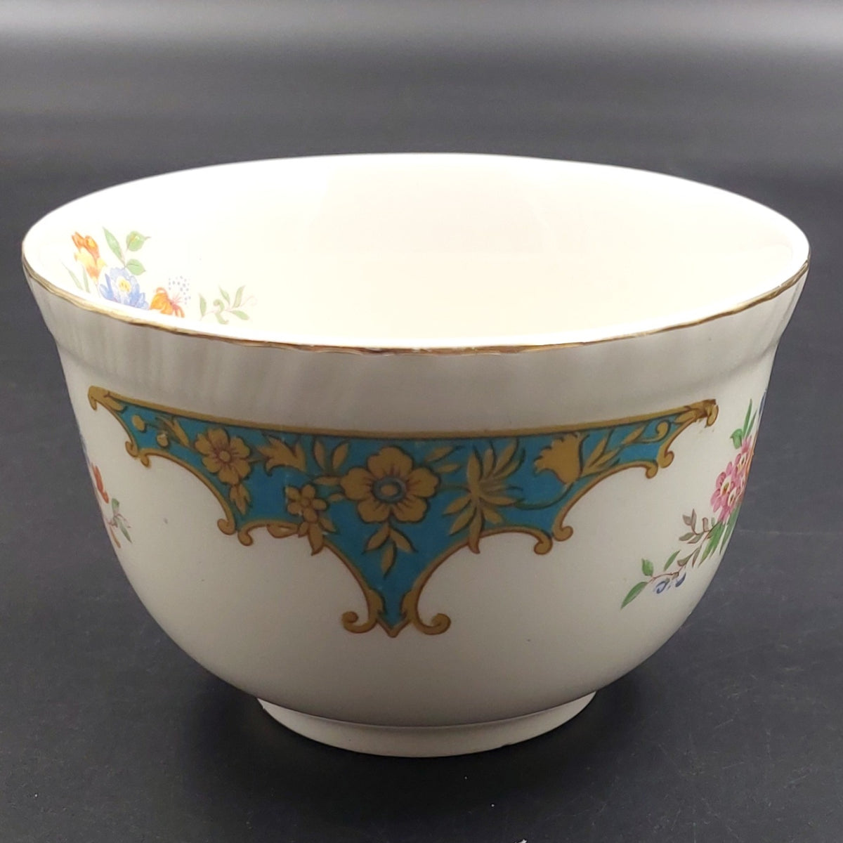 Johnson Brothers - Floral Sprays and Teal Shields - Sugar Bowl – My ...