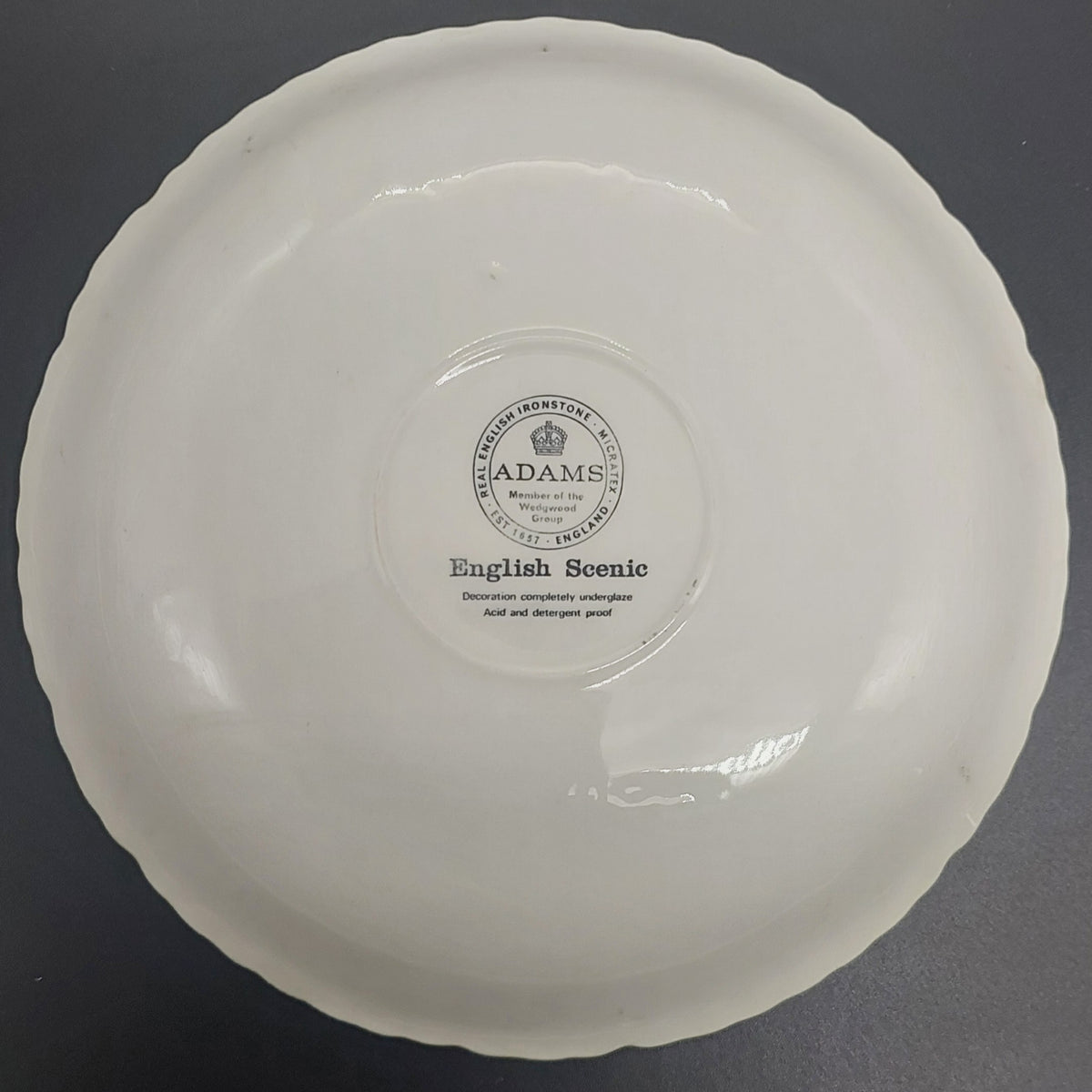 Adams - English Scenic, Green - Large Saucer – My Butlers Pantry