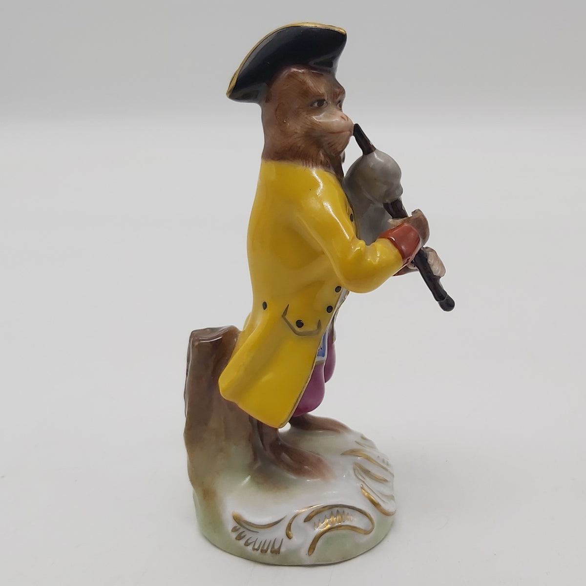 Dresden Monkey Orchestra - Bagpipes Player - Figurine – My Butlers Pantry