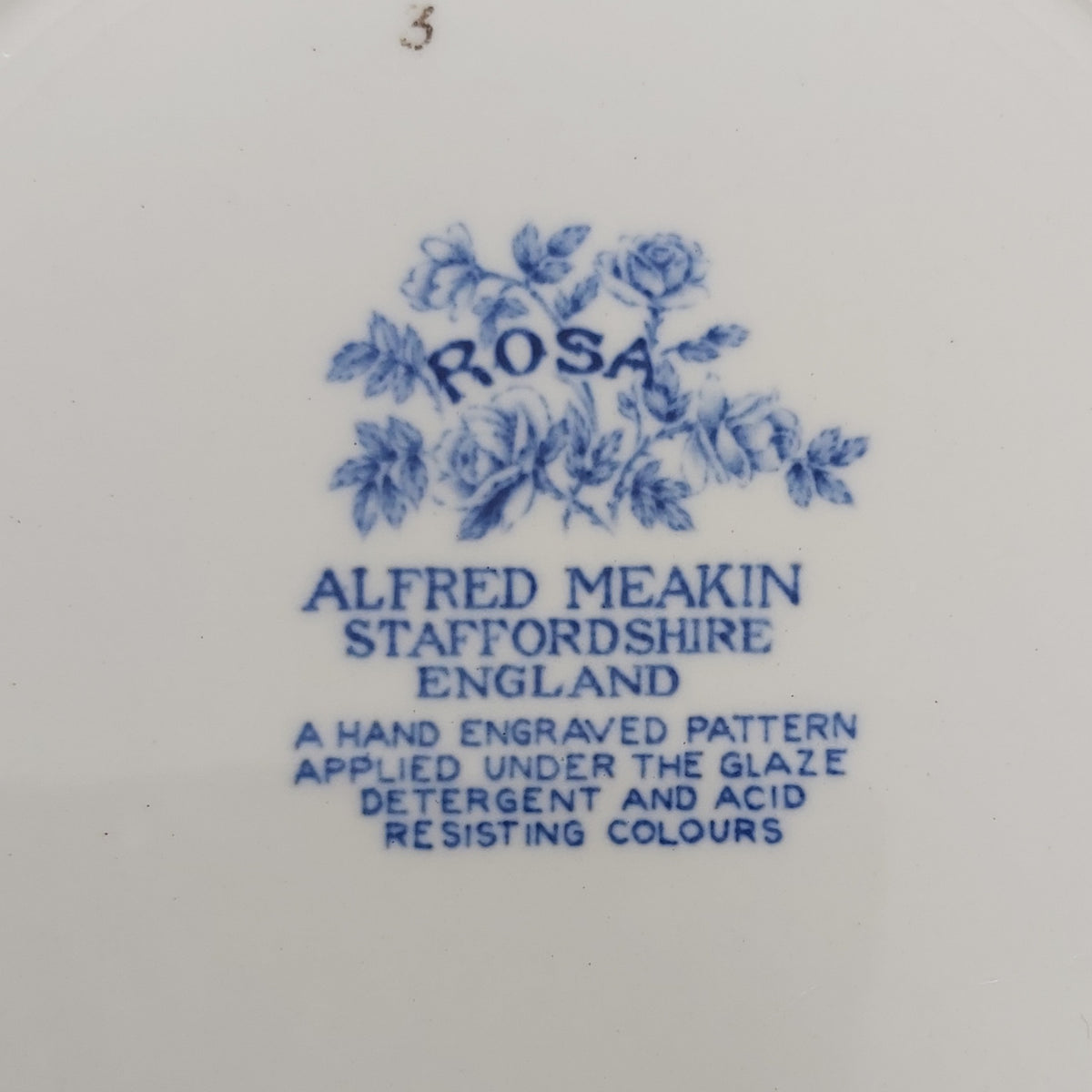 Alfred Meakin - Rosa - Dinner Plate – My Butlers Pantry