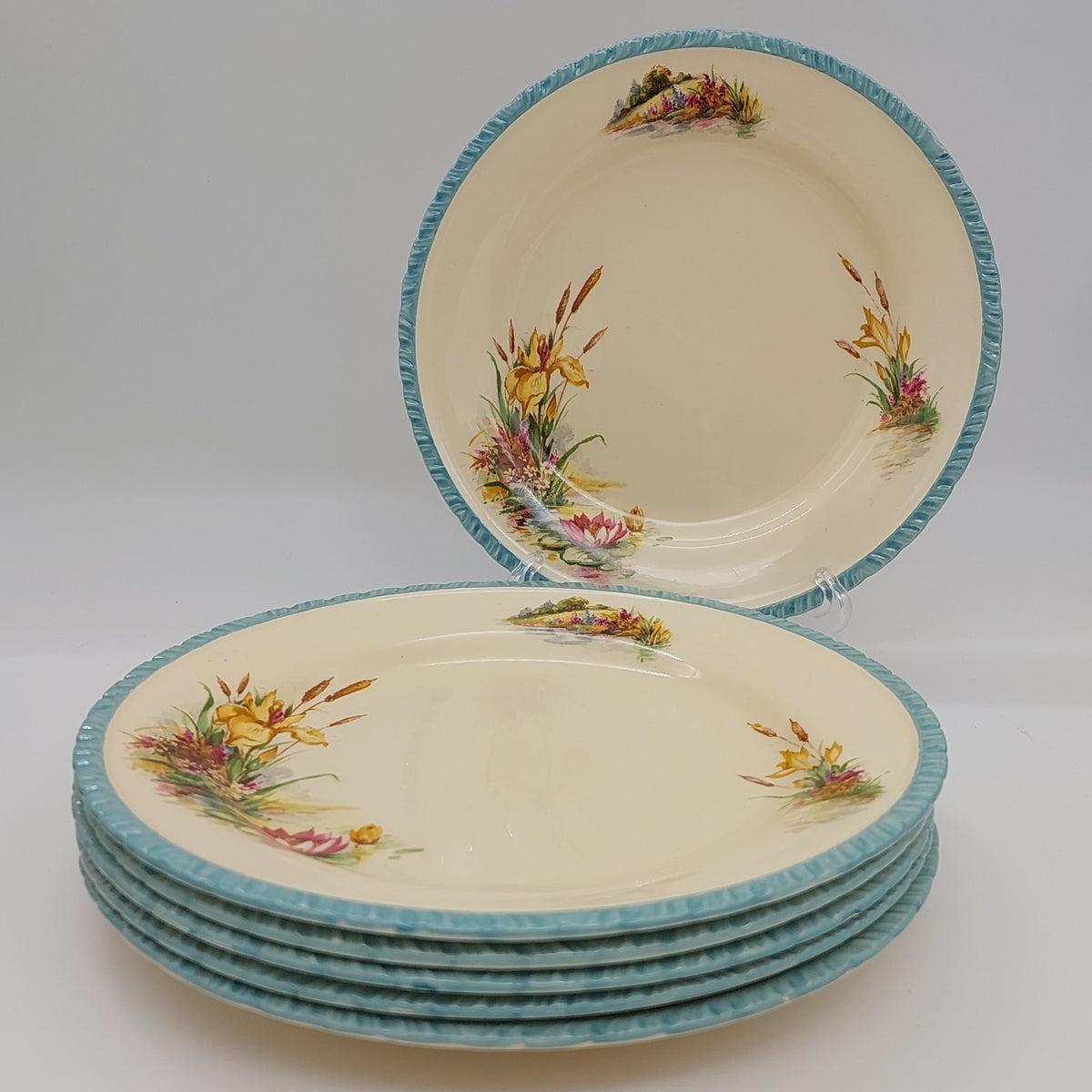 New Hall - 1227A Water Lily and Iris - Dinner Set and Serving Ware – My ...
