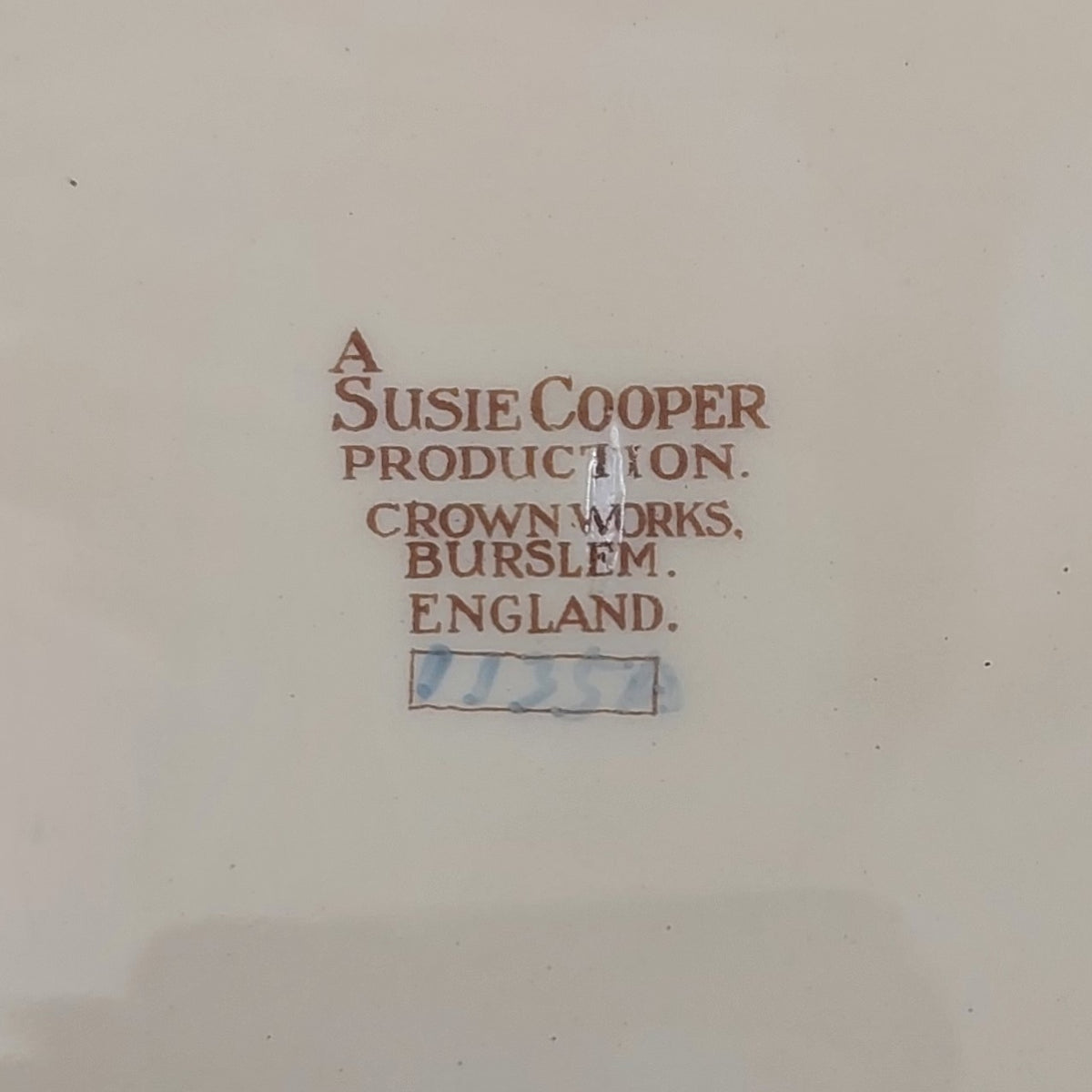 Susie Cooper - Lines and Spots, Turquoise 1135 - Platter, Medium – My ...